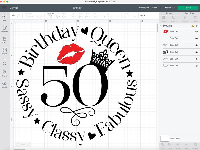 50 and Fabulous Svg 50 and Fab Svg 50th Birthday Svg for - Etsy