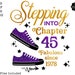 Stepping Into Chapter 45 Fabulous Since 1978 Svg, 50th Birthday Svg ...