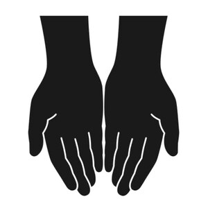 Custom Listing, Open Hands SVG - Etsy