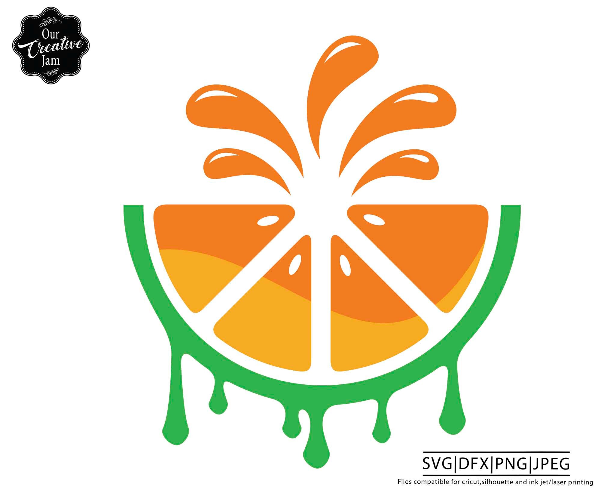 Orange Splash Svg, Orange Slice Svg, Citrus Svg, Orange Fruit Svg ...