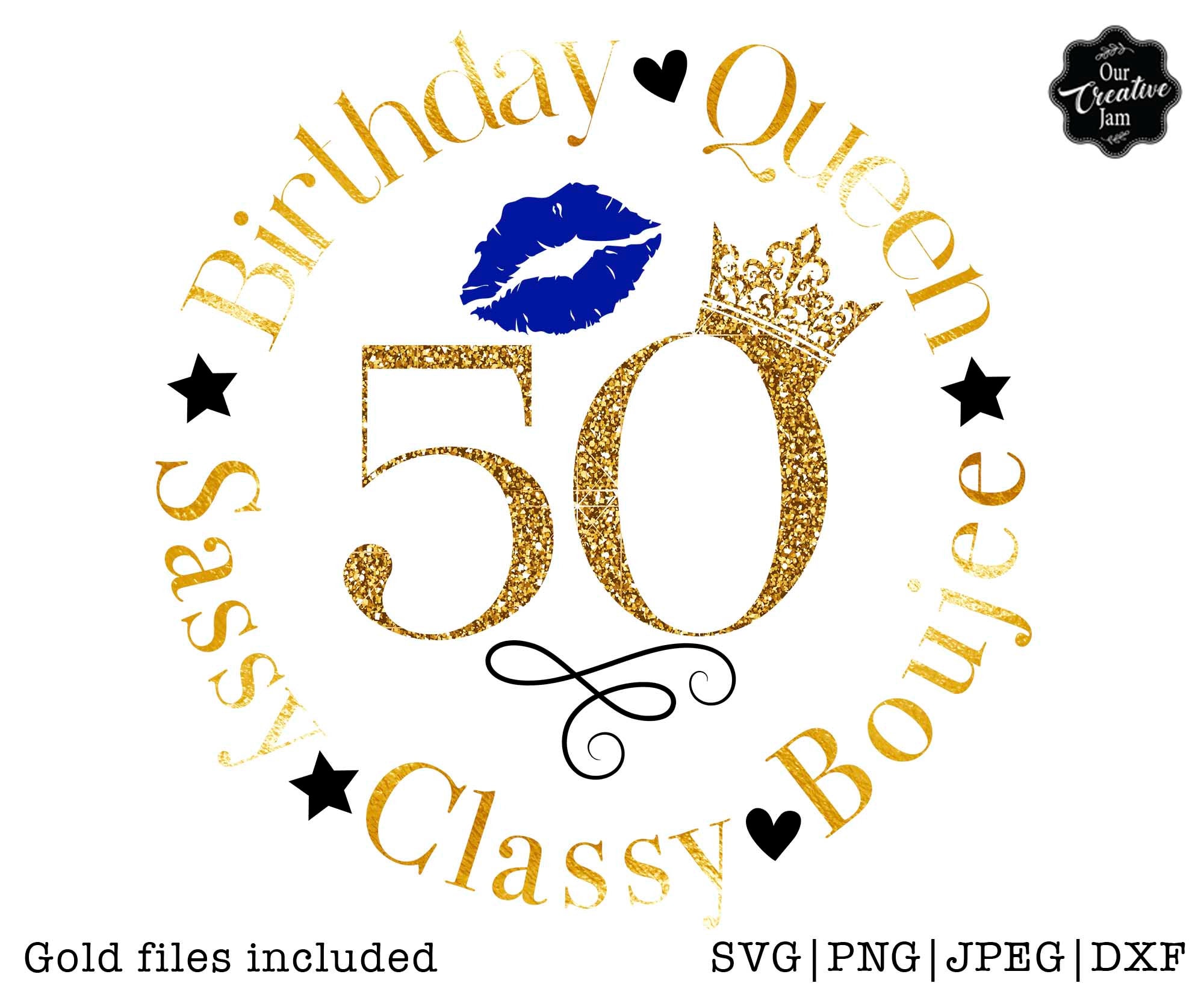 50th Svg 50 and Fab Svg 50th Birthday Svg for Women 50th - Etsy
