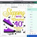Stepping Into Chapter 40 Fabulous Since 1983 Svg 40th - Etsy