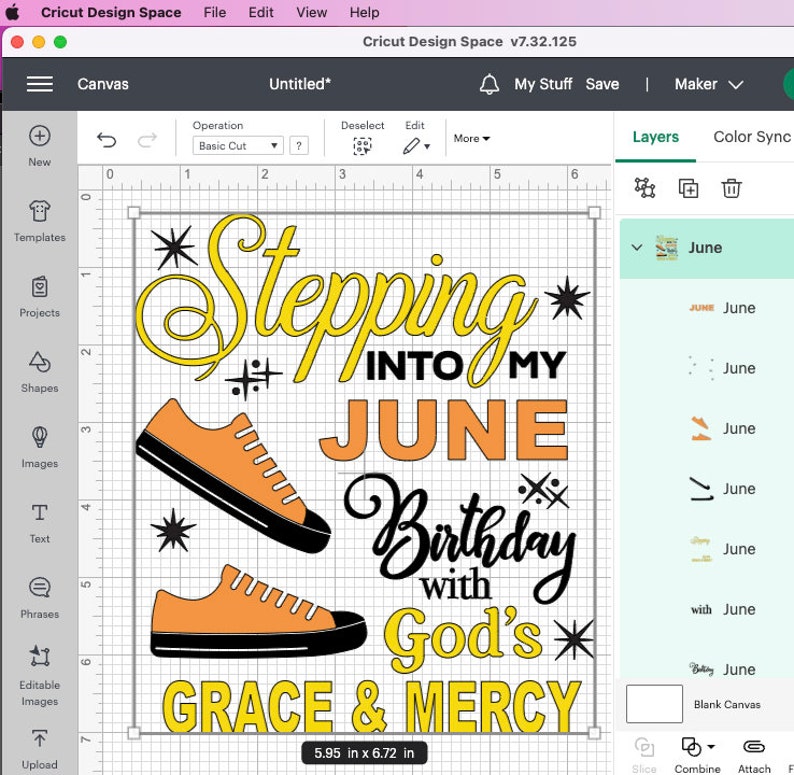 Stepping Into My June Birthday Svg, June Queen Svg, June Birthday Svg ...