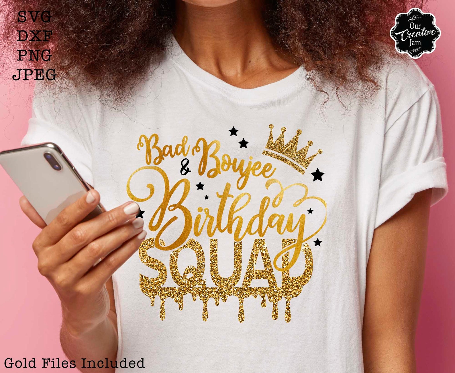 Bad and Boujee Svg, Bad and Boujee Birthday Queen Svg, Bad and Boujee ...