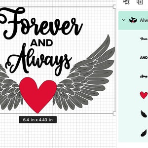 Forever and Always Svg, Remembering a Loved One Svg, Remembering Svg ...