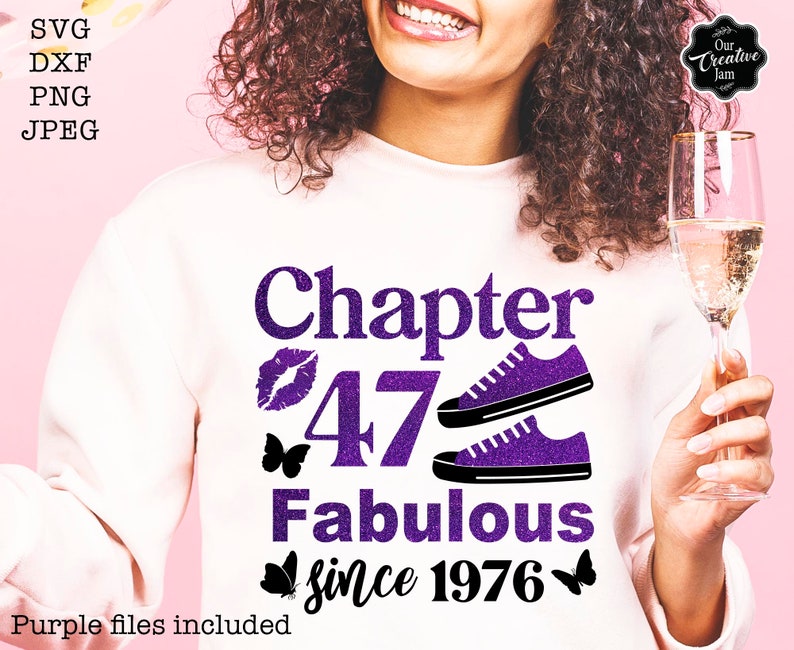 Chapter 47 Fabulous Since 1976 Svg 47h Birthday Svg Chapter - Etsy