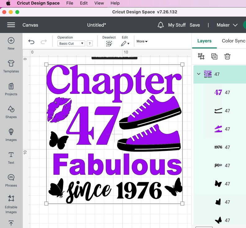 Chapter 47 Fabulous Since 1976 Svg, 47h Birthday Svg, Chapter 47 Svg ...