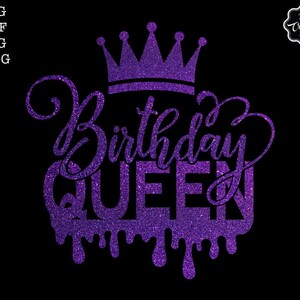 Birthday Queen Drip Svg, Birthday Drip Svg, Melanin Drip Svg, Dripping ...
