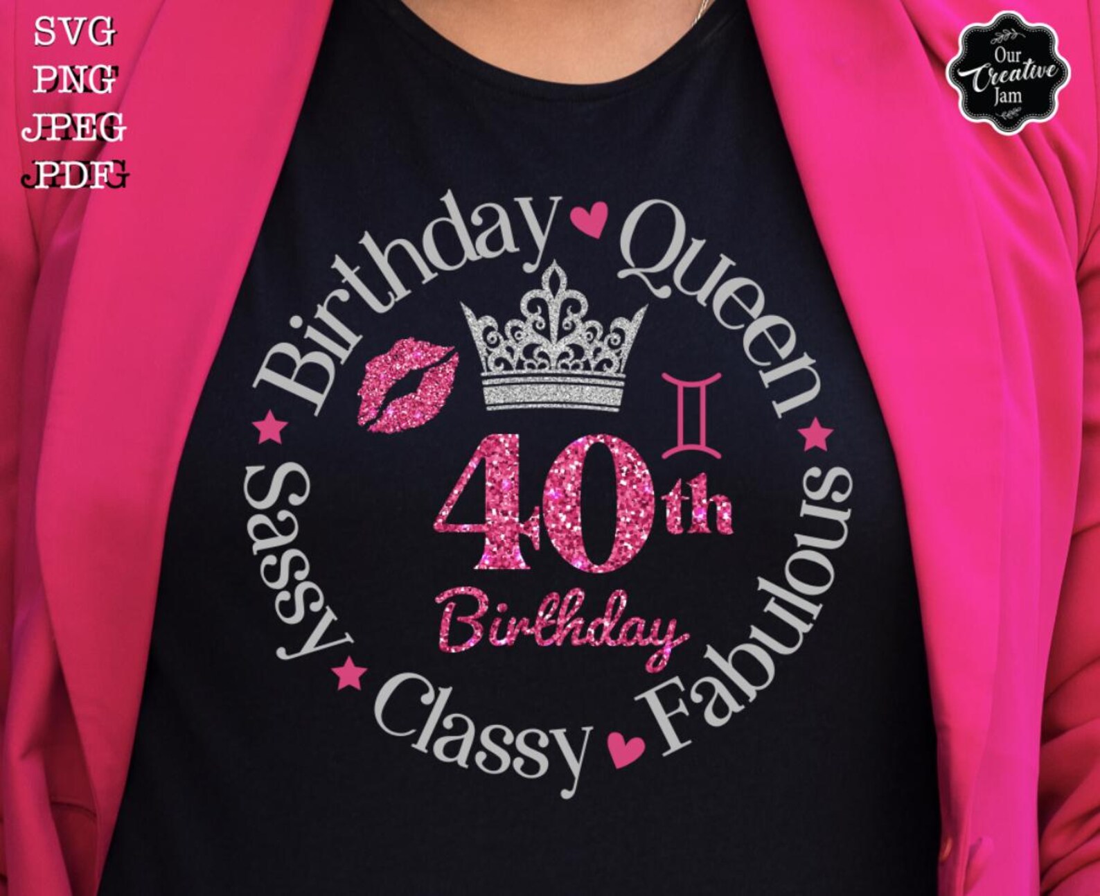 40 and Fabulous Svg, 40 and Fab Svg, 40th Birthday Svg for Women, 40th ...