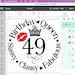 49 Sassy Classy Fabulous Svg, 49th Birthday Svg, 49th Birthday Png ...