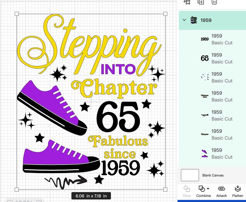 Stepping Into Chapter 65 Fabulous Since 1959 Svg, 65th Birthday Svg ...