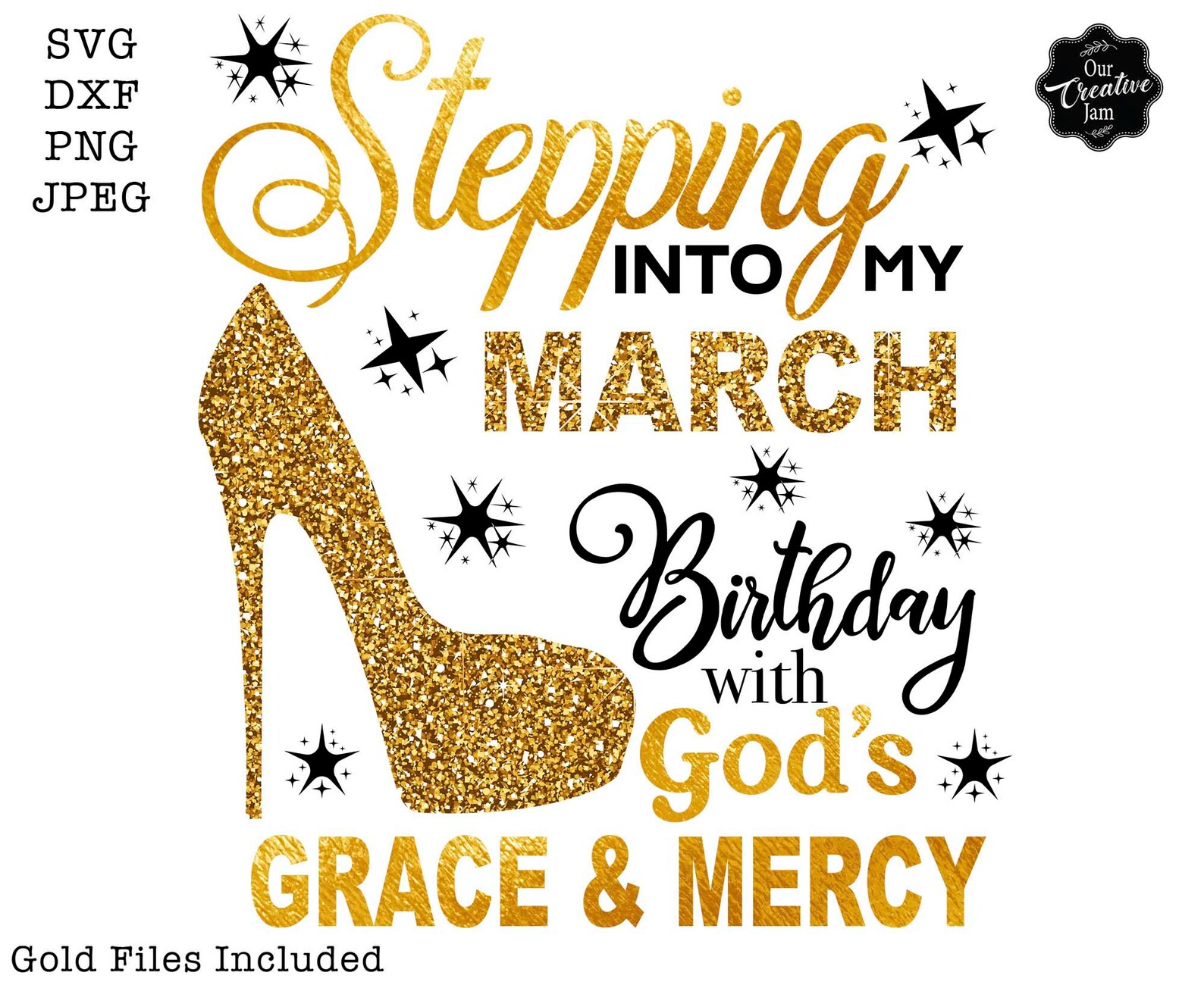 Stepping Into My Birthday Svg, March Queen Svg, March Birthday Svg ...