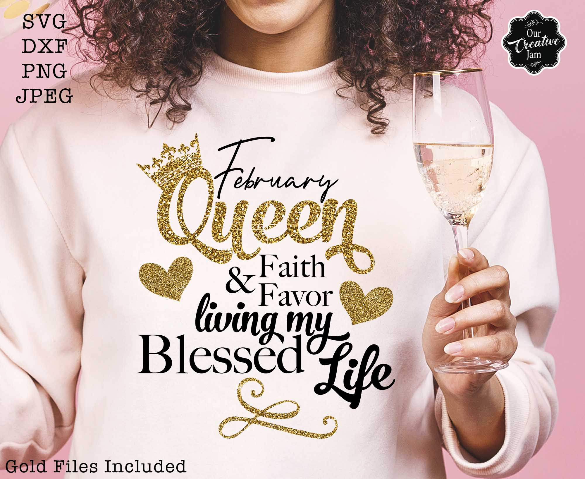 February Queen Svg Feb Birthday Svg February Birthday Svg - Etsy