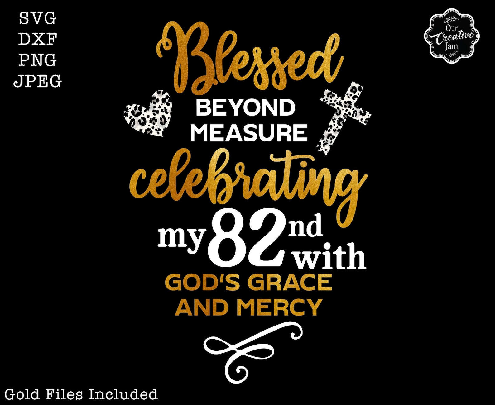 82nd Birthday Svg 82nd Birthday Svg for Women Blessed - Etsy