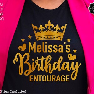 Custom Listing - Melissa's Birthday Entourage - Etsy