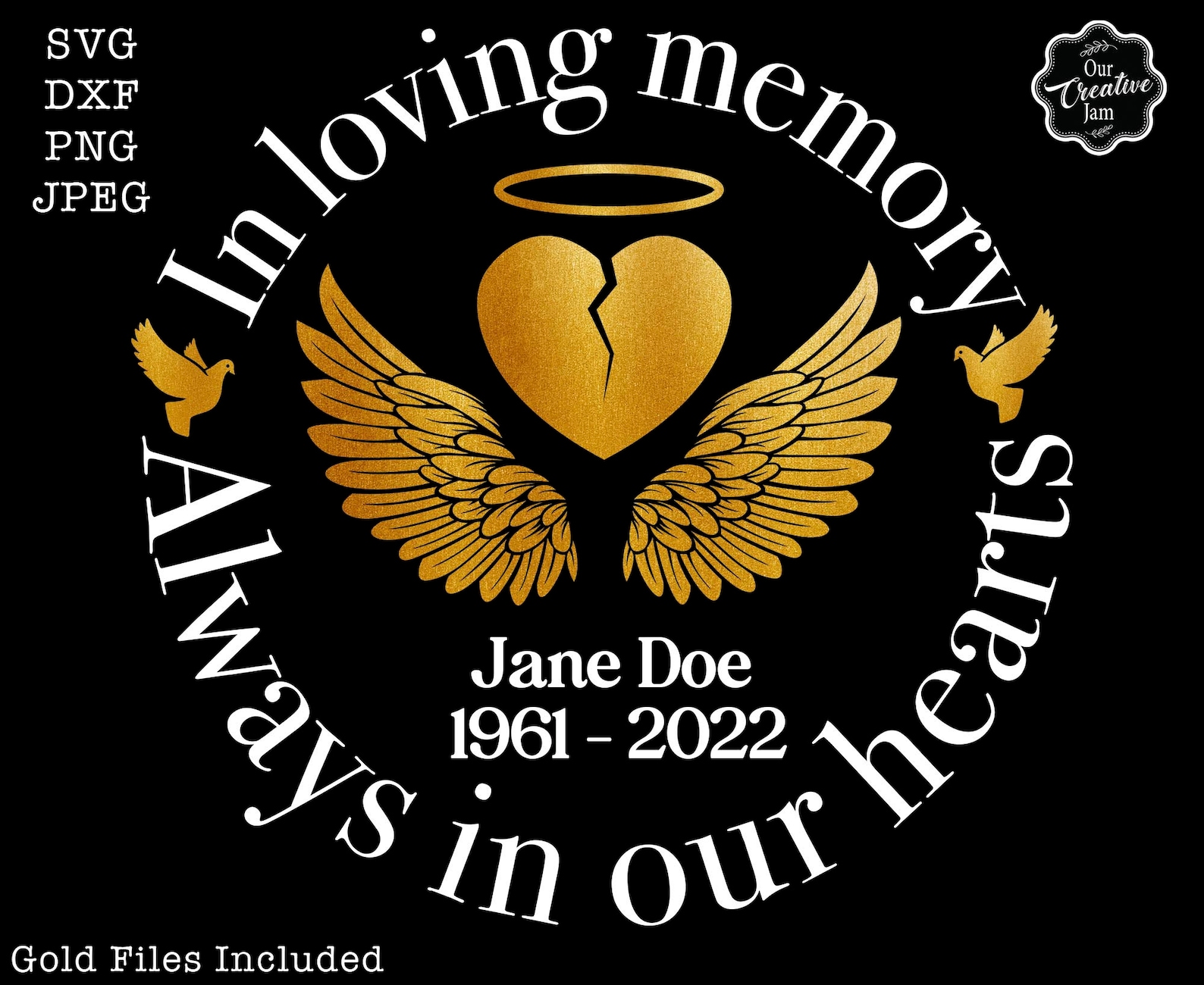 In Loving Memory Svg Rip Svg Memorial Svg in Memory Svg - Etsy