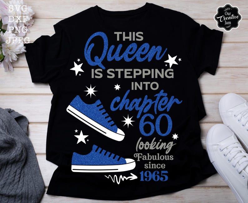 Stepping Into Chapter 60 Fabulous Since 1965 Svg, 60th Birthday Svg ...