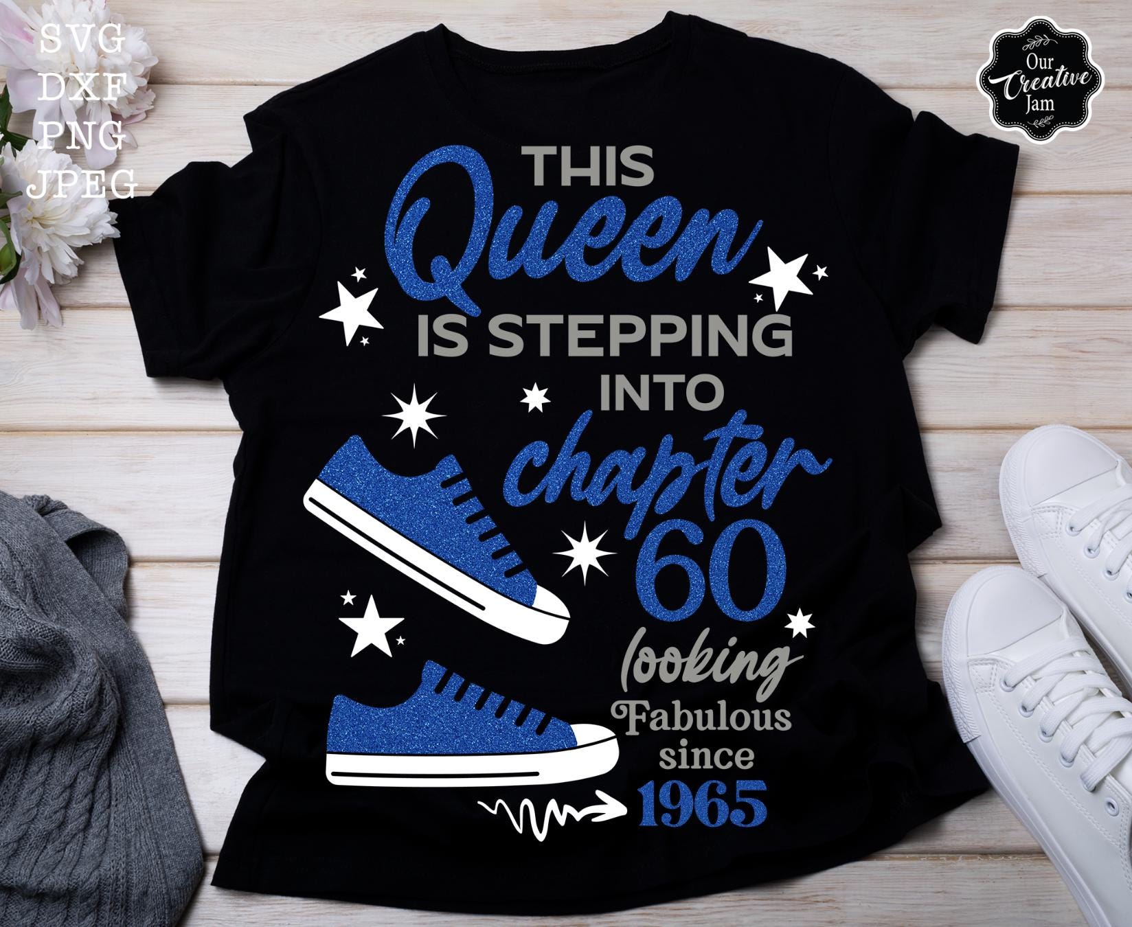Stepping Into Chapter 60 Fabulous Since 1965 Svg, 60th Birthday Svg ...