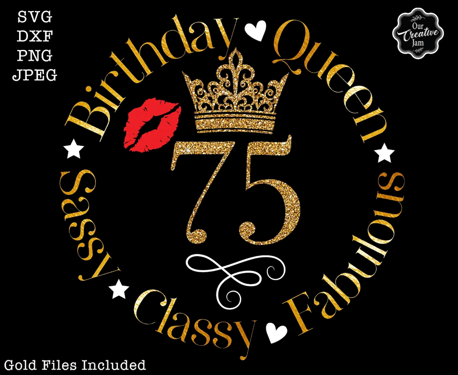 75 and Fabulous Svg, 75 Svg, 75 Birthday Svg, 75th Birthday Svg for ...