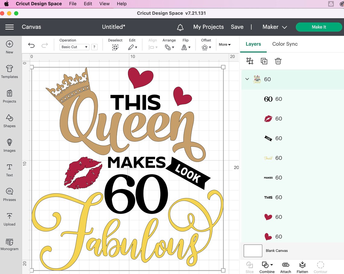 This Queen Makes 60 Look Fabulous Svg,60 and Fabulous Svg,60th Birthday ...