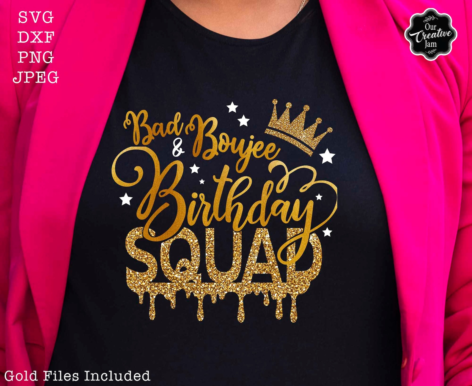 Bad and Boujee Svg, Bad and Boujee Birthday Queen Svg, Bad and Boujee ...