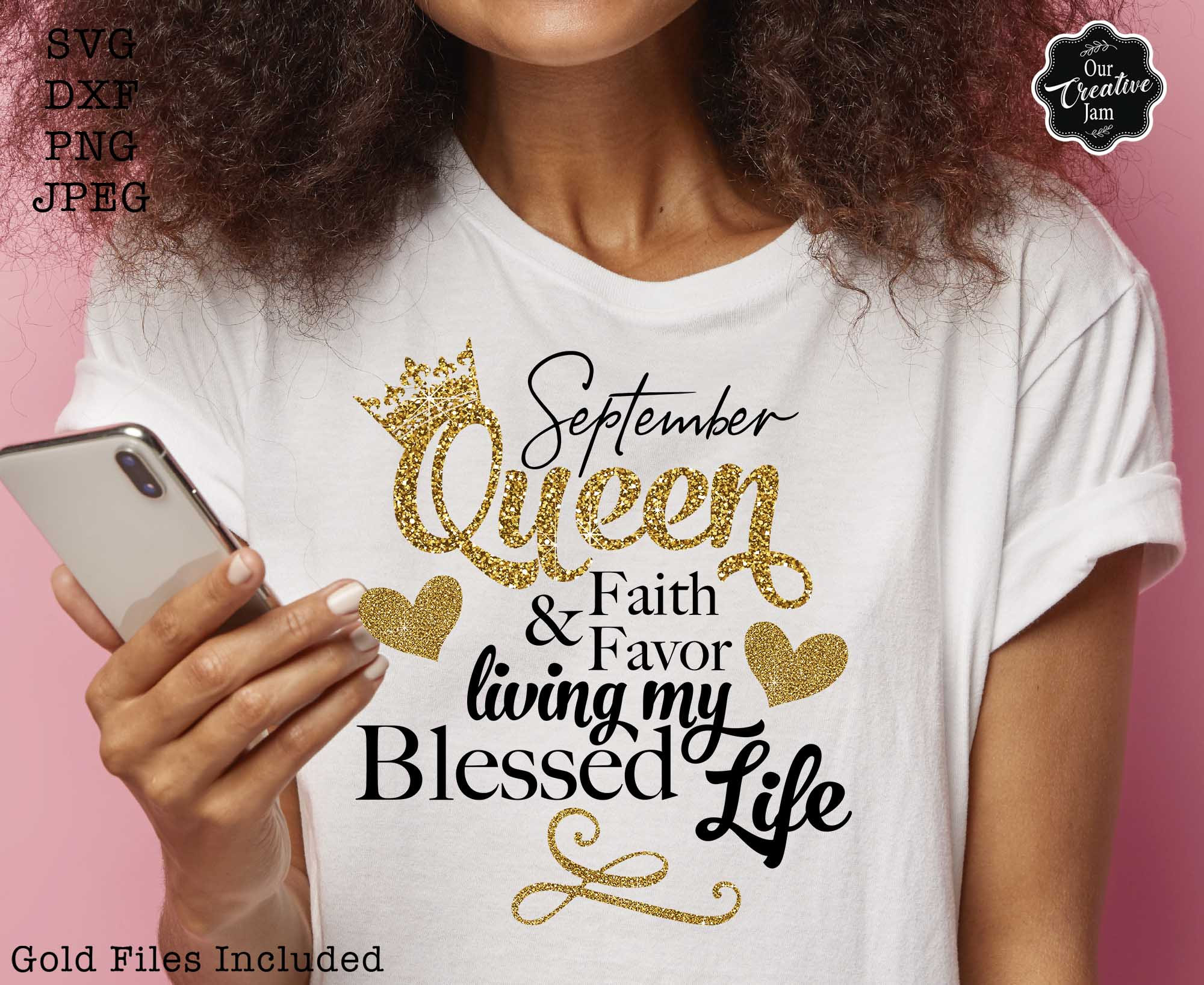 September Svg September Queen Svg September Birthday Queen - Etsy