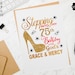 Stepping Into My 75th Birthday With Gods Grace and Mercy Svg, 75 ...