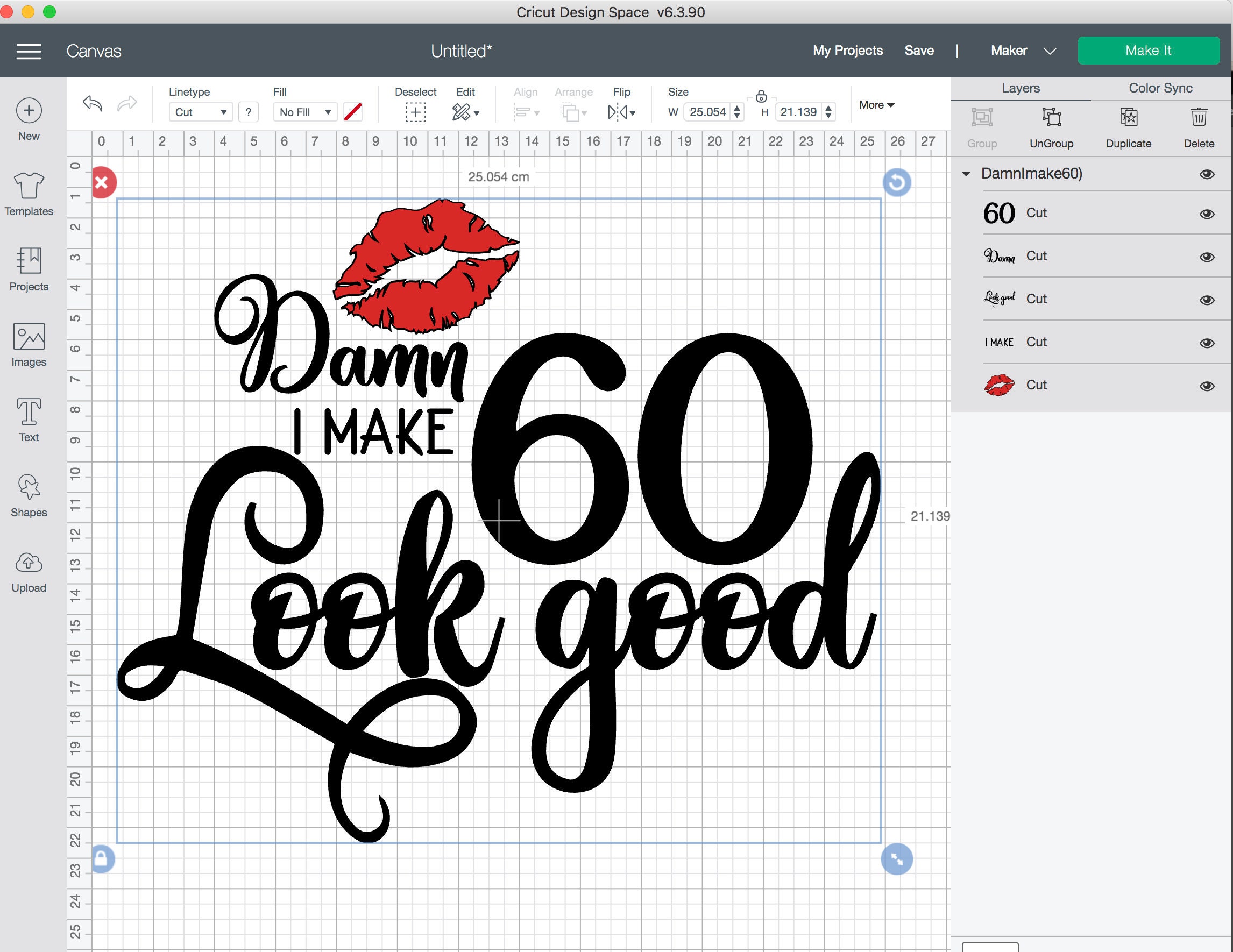 Damn I Make 60 Look Good SVG 60 and Fab Svg 60th Birthday - Etsy UK