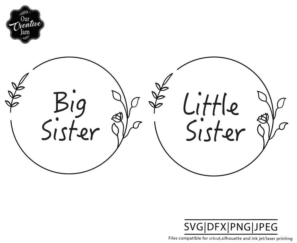 Siblings Svg Bundles, Family Svg Bundle, Brother Sister Svg, Big Sister ...