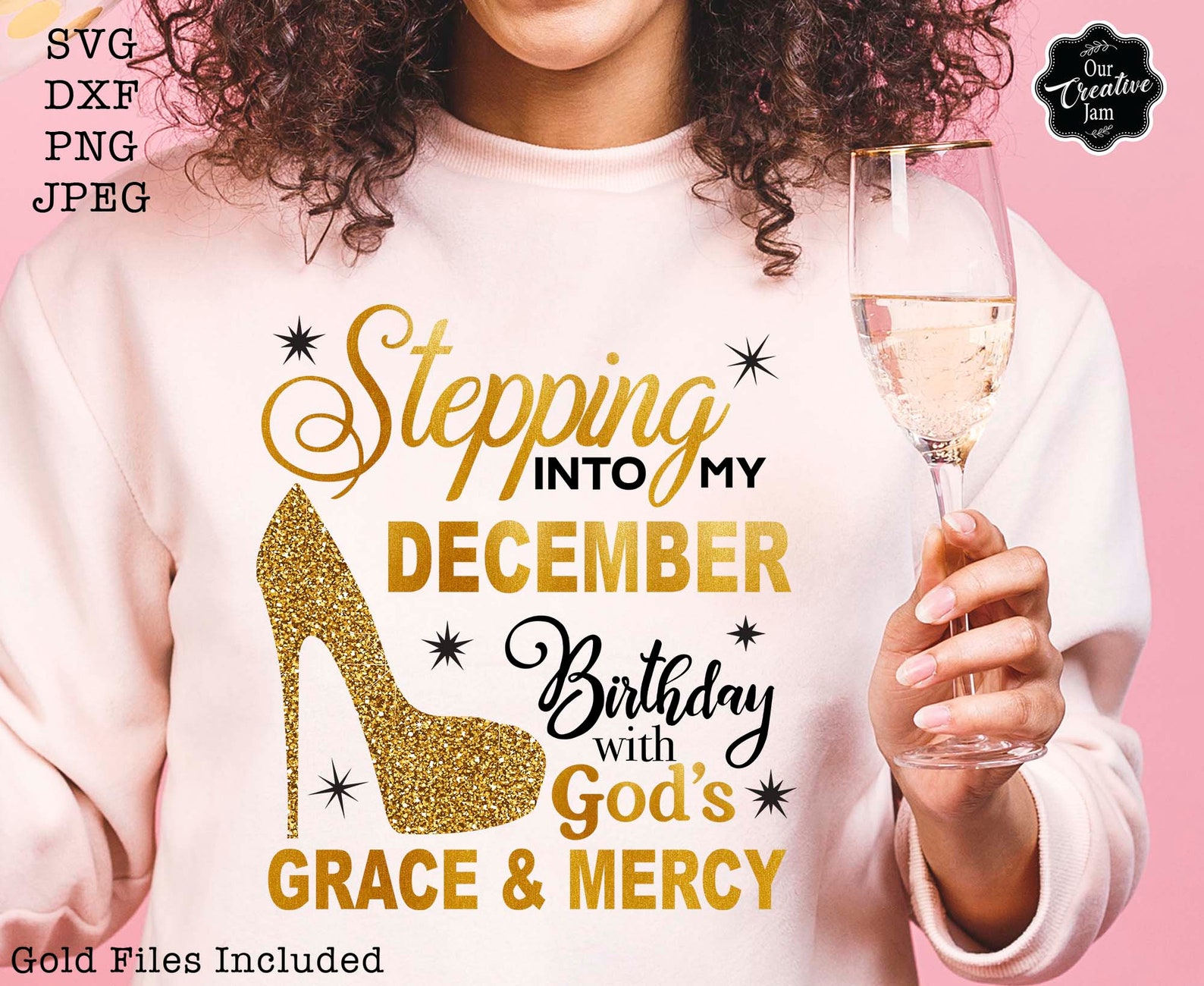 Stepping Into My December Birthday Svg, December Birthday SVG, December ...