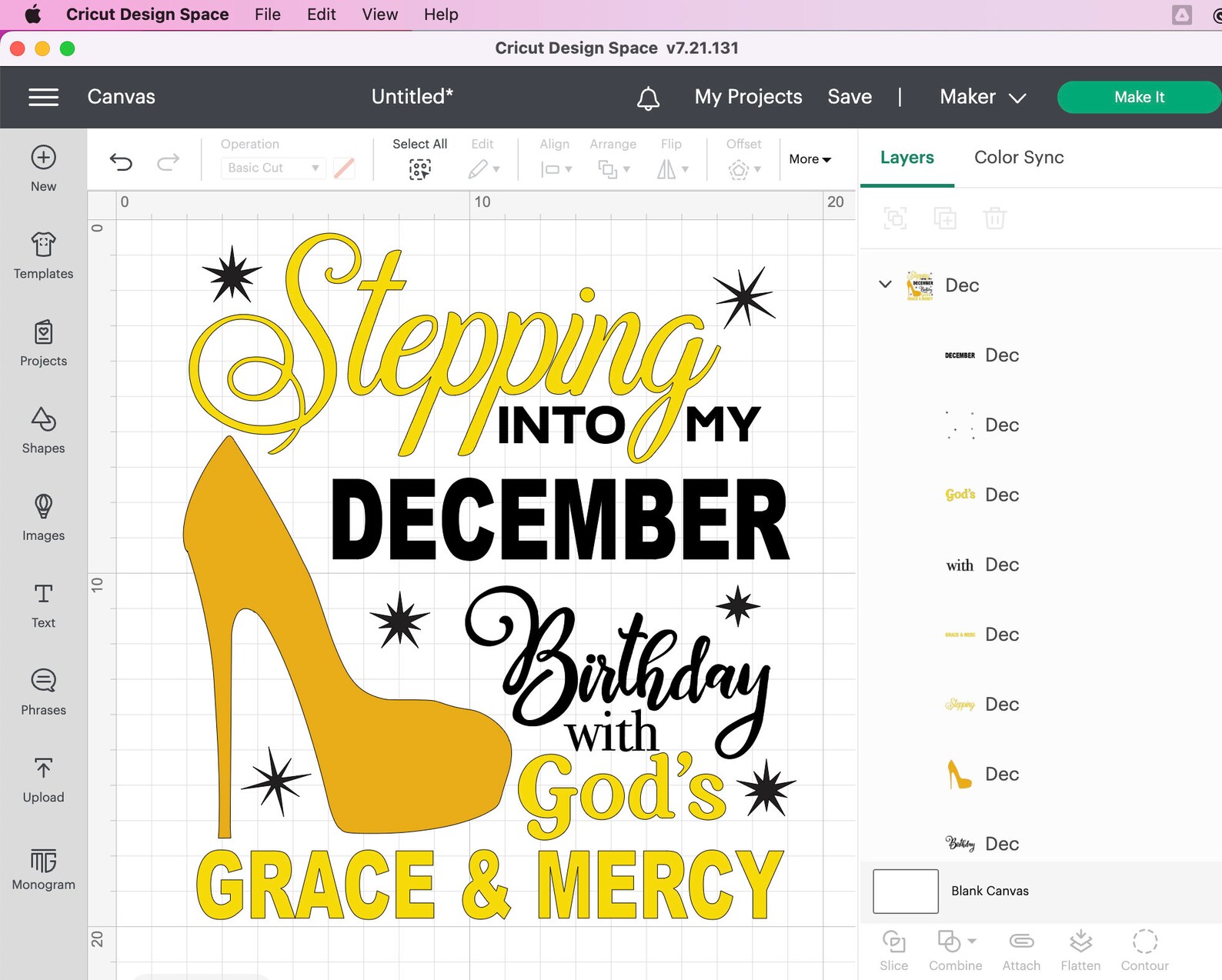 Stepping Into My December Birthday Svg, December Birthday SVG, December ...