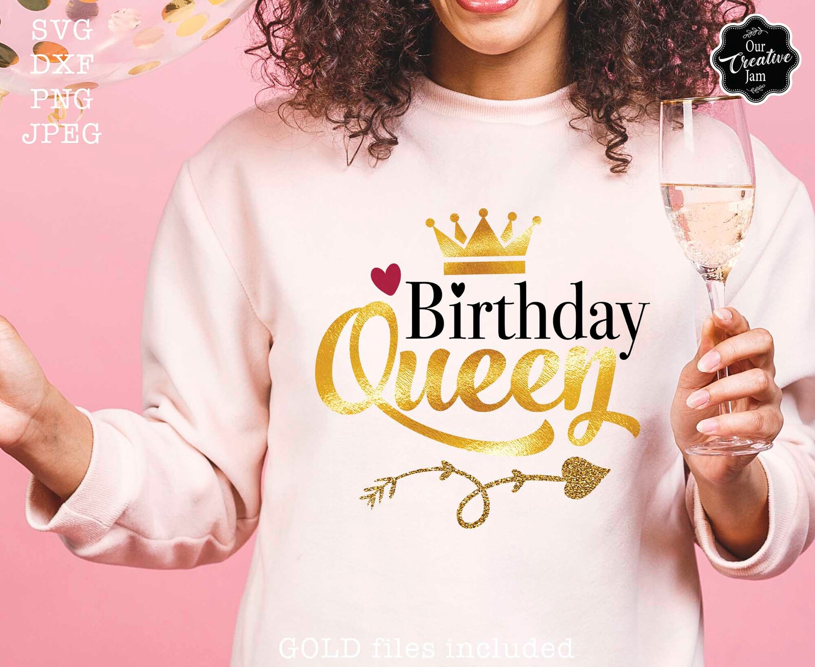 Birthday Queen Crown Svg Birthday Queen With Crown Svg - Etsy