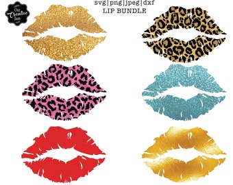 Leopard Lips Png Pink Lips Kiss Png Love Kiss Designs - Etsy