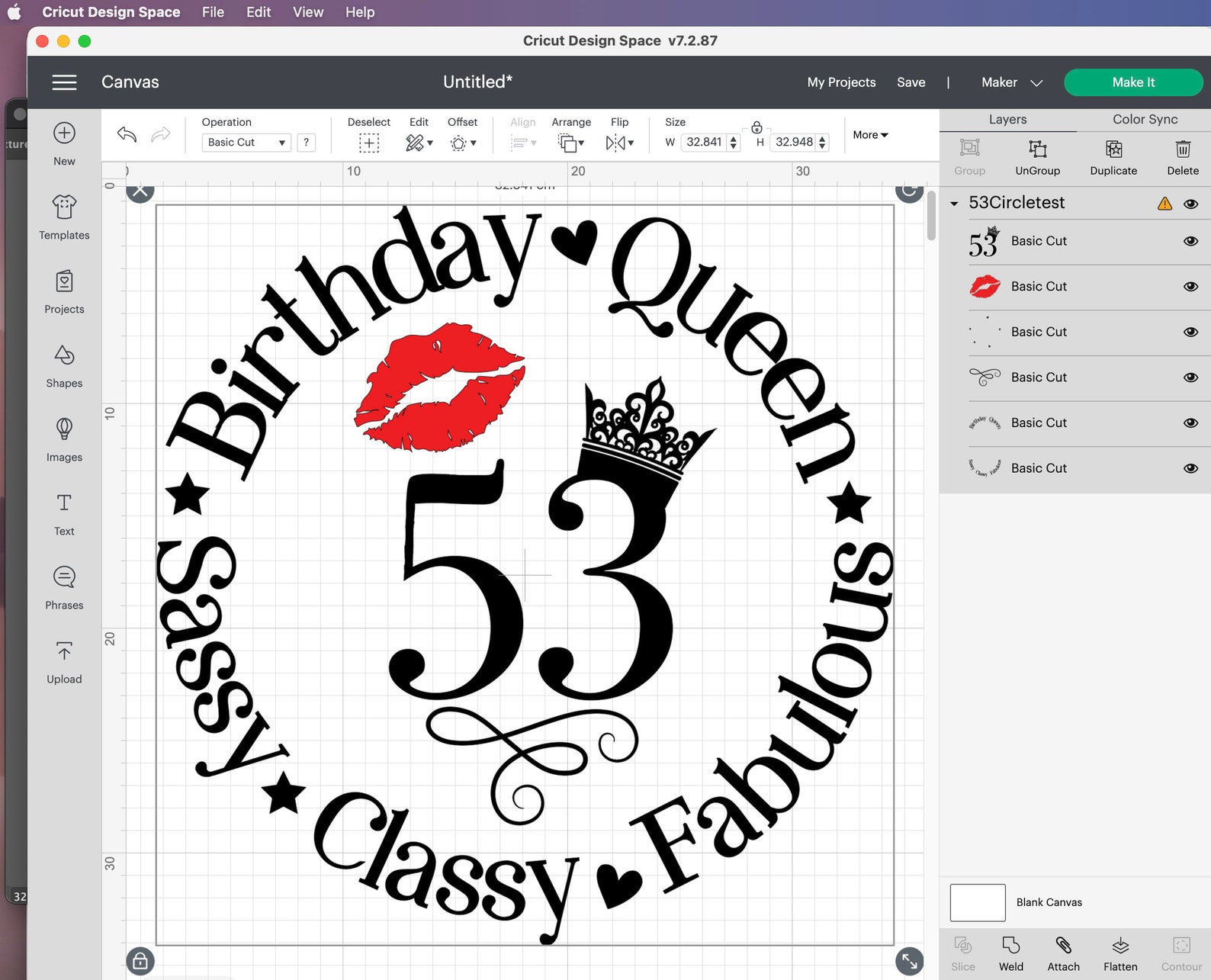 53 and Fabulous Svg 53 and Fab Svg 53th Birthday Svg for - Etsy