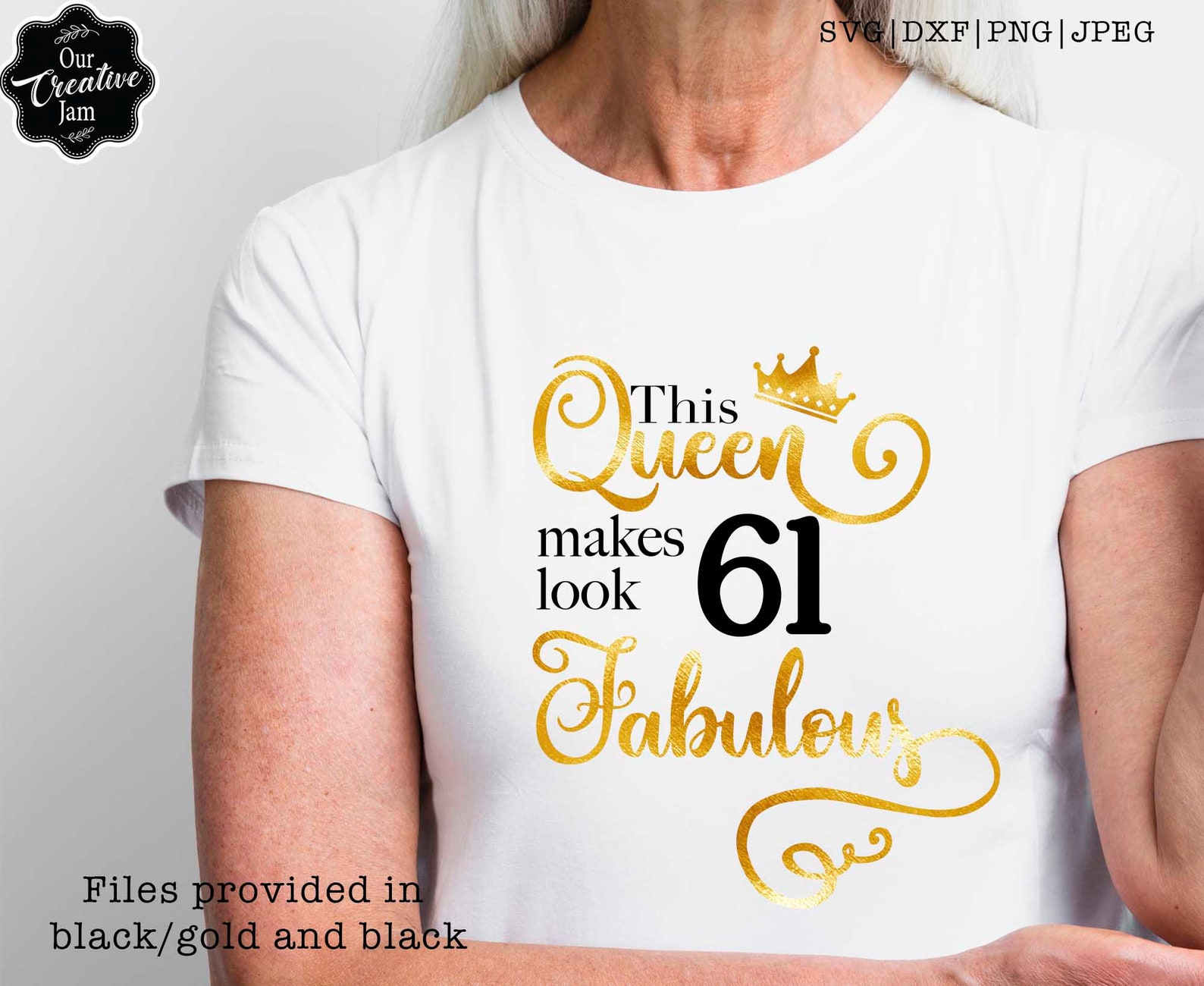 This Queen Makes 61 Look Fabulous Svg 61 and Fabulous Svg | Etsy