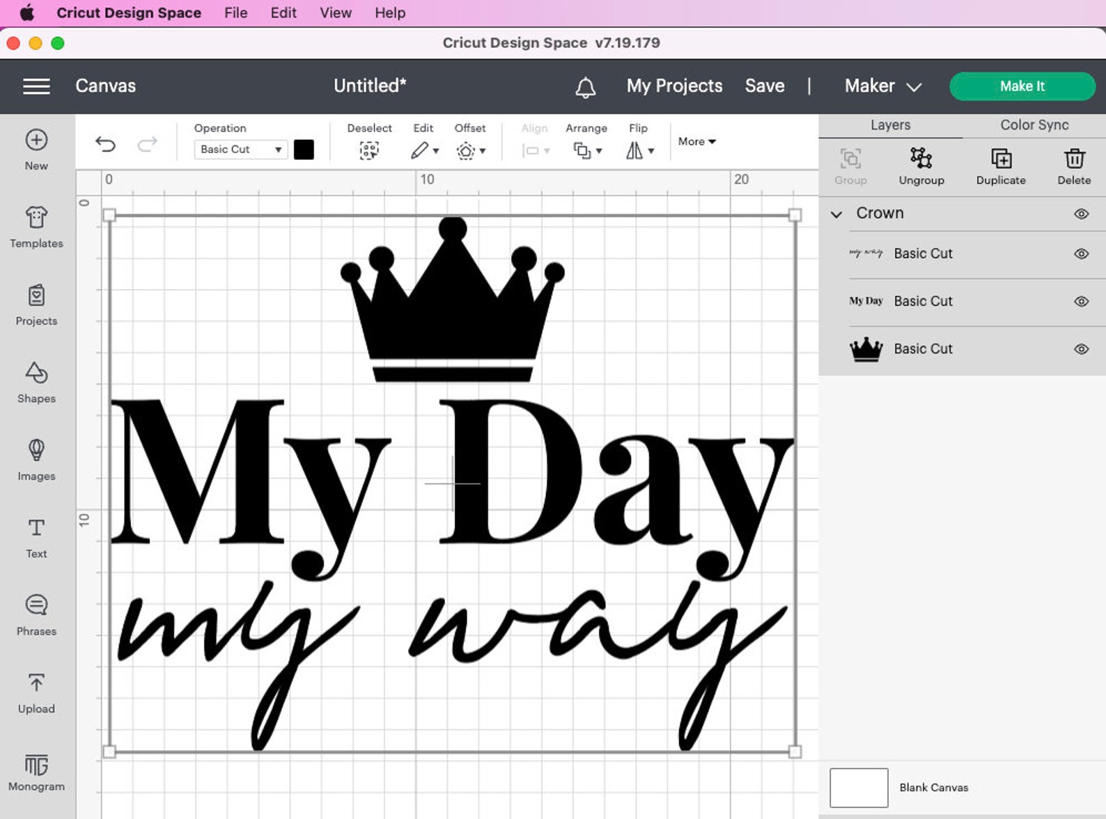 My Day My Way Svg, My Day My Way My Birthday Svg, Happy Birthday to Me ...