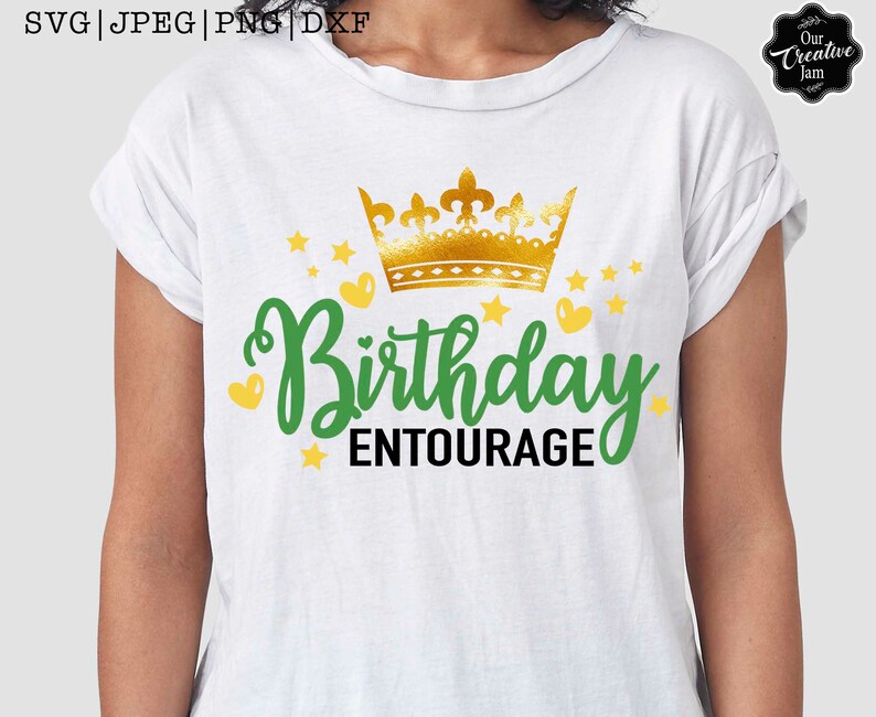 Birthday Entourage Svg Birthday Queen Svg Birthday Queen - Etsy