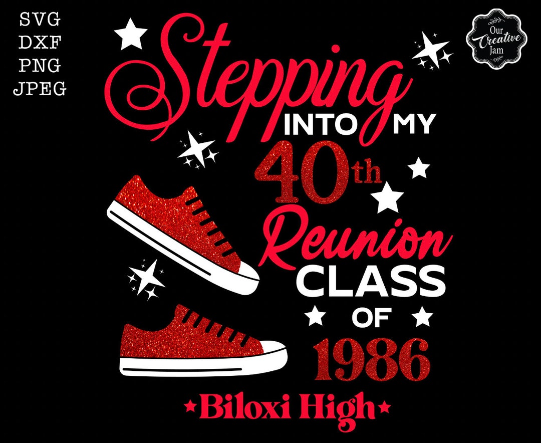 Custom, Reunion, Class of 1986, 40th Reunion Svg, Reunion Svg, Class ...