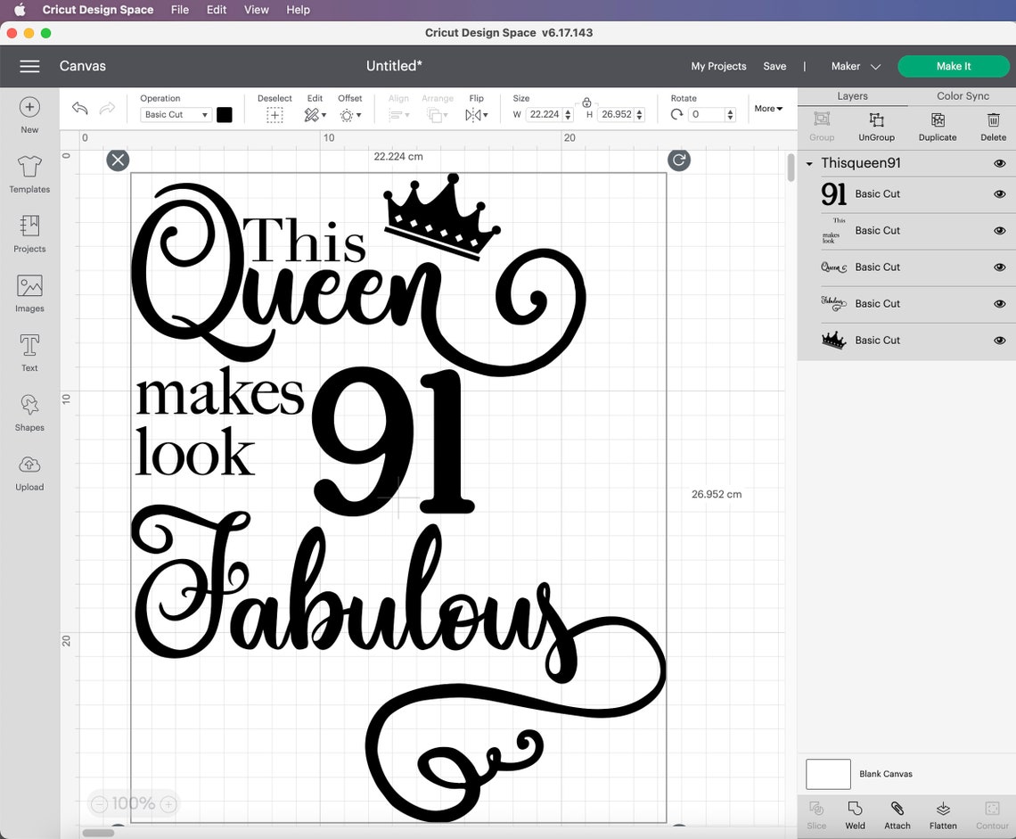 This Queen Makes 91 Look Fabulous Svg 91 and Fabulous Svg 91 | Etsy