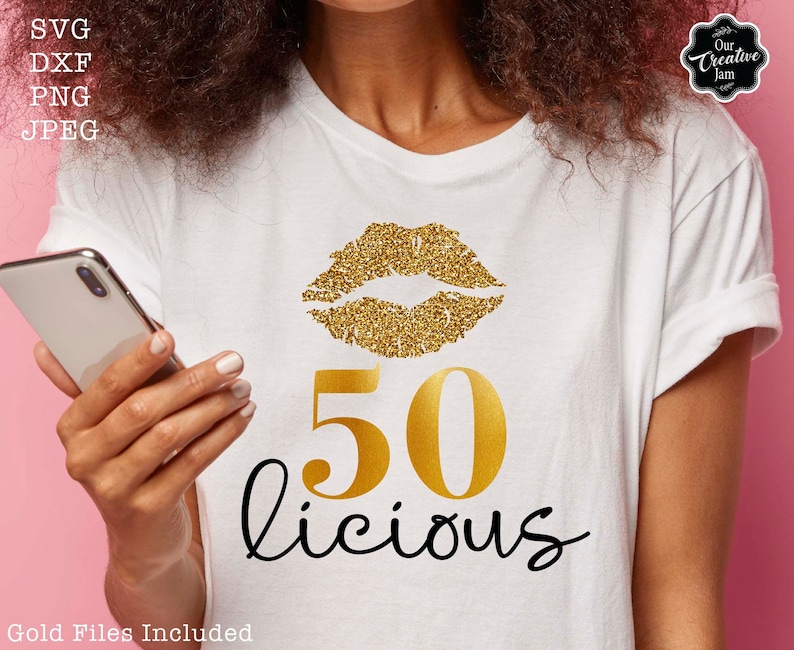 Fiftlylicious Svg Fifty Licious Png 50 and Fabulous Svg 50 - Etsy