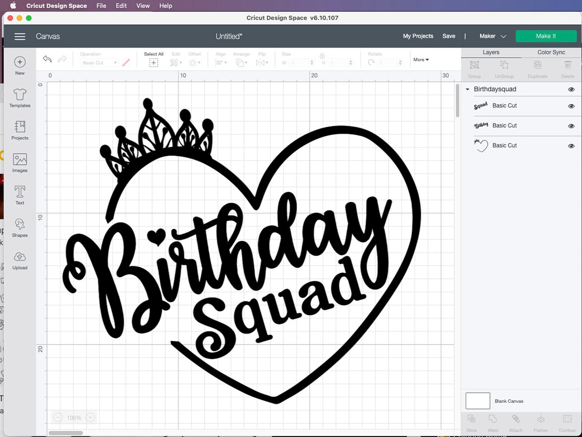Birthday Squad SVG Squad Birthday Shirts Svg Best Friend | Etsy