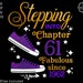 Stepping Into Chapter 61 Fabulous Since 1962 Svg, 61st Birthday Svg ...