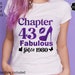 Chapter 43 Fabulous Since 1980 SVG, 43 and Fabulous Svg, 43and Fab Svg ...