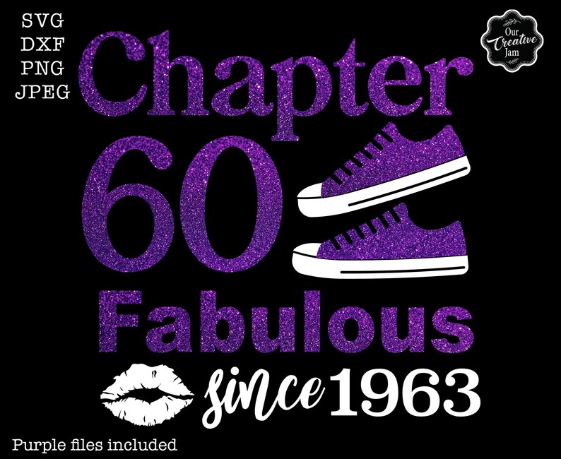 Chapter 60 Fabulous Since 1963 Svg 60th Birthday Svg Chapter - Etsy
