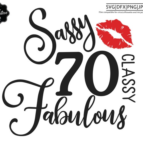 70th Birthday SVG Bundle 6 Designs 70 and Fabulous SVG - Etsy