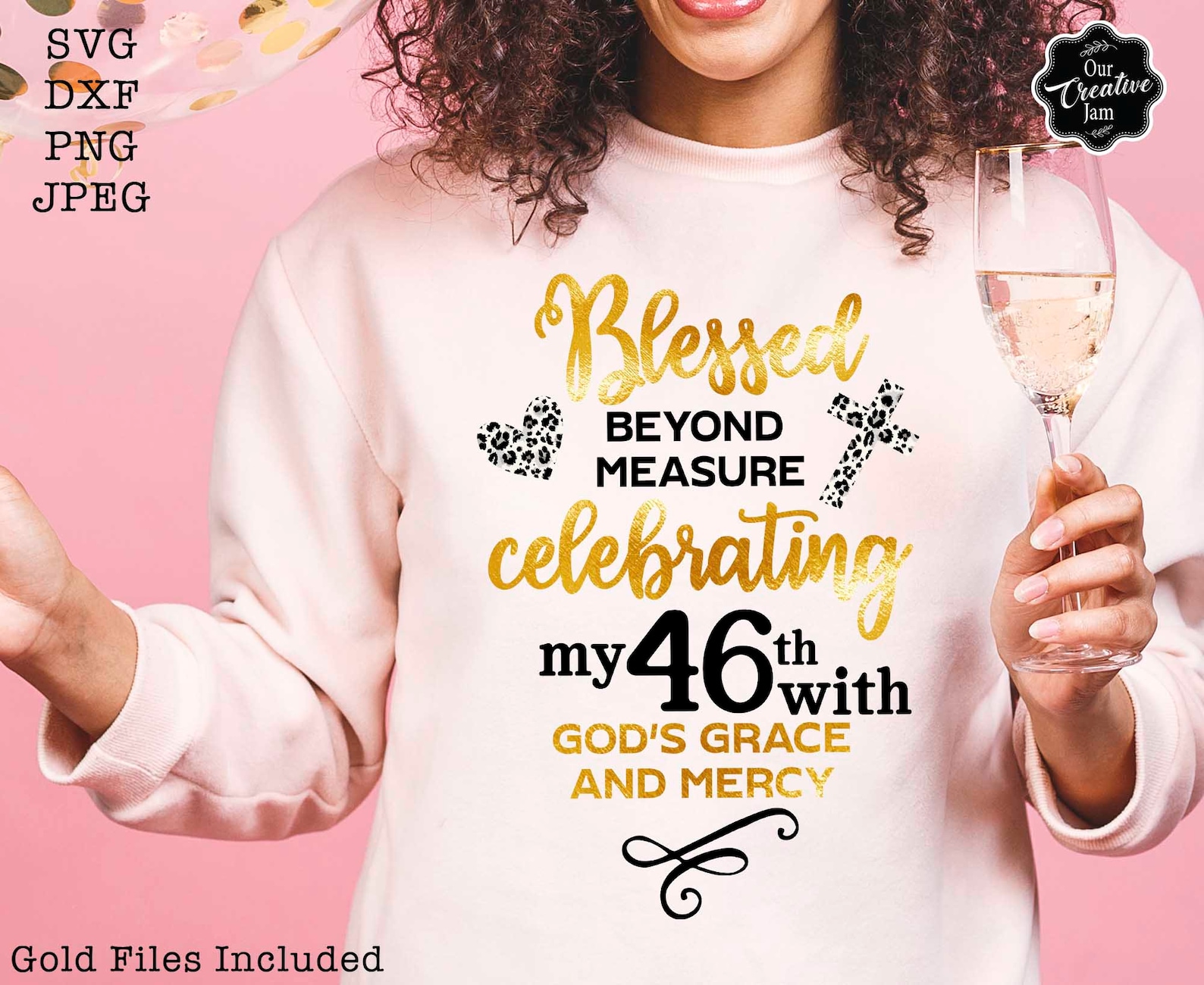 46th Birthday Svg 46th Birthday Svg for Women Blessed - Etsy Canada