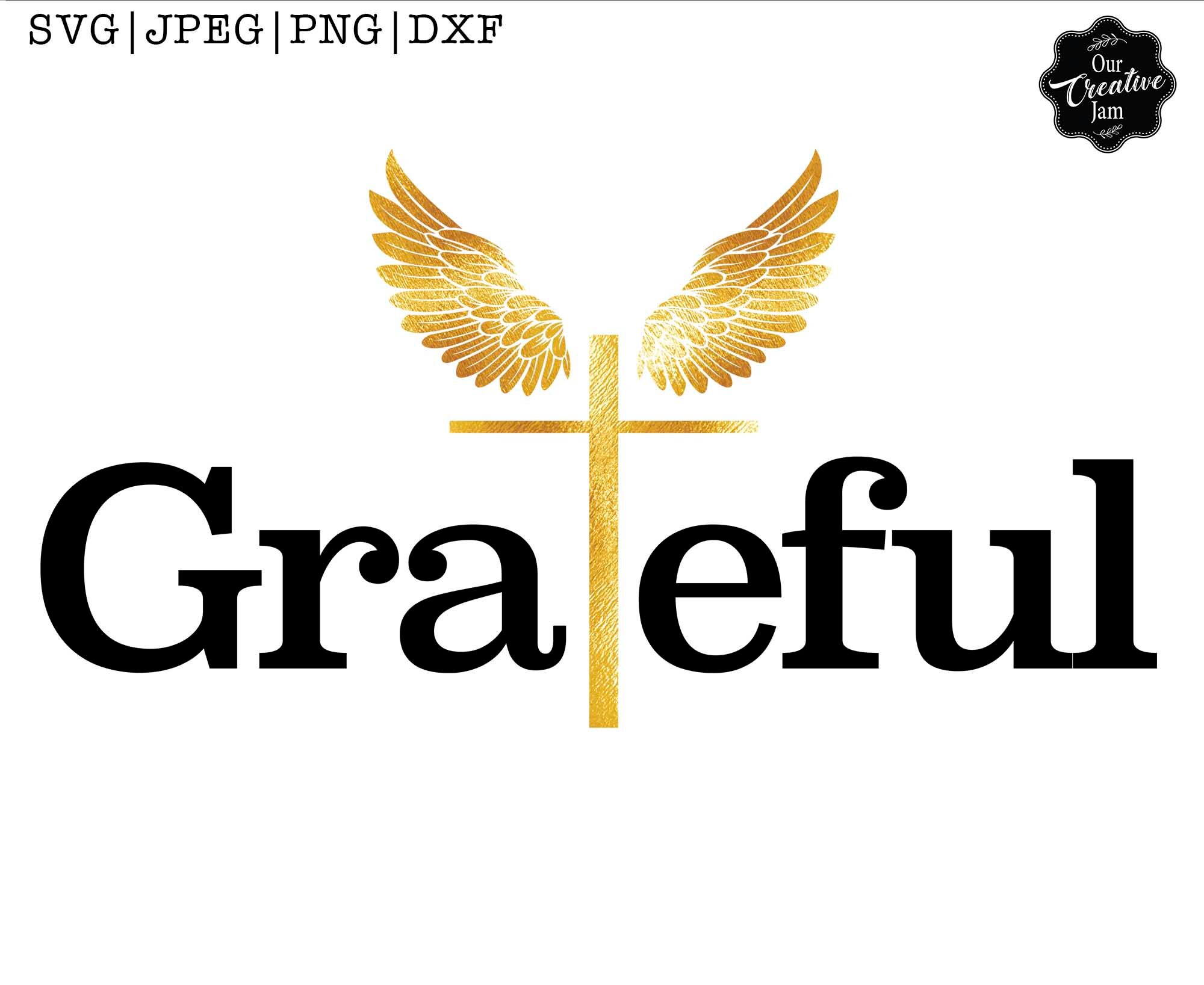 Grateful svg grateful png Be grateful svg Give thanks svg | Etsy