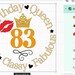 83 Sassy Classy Fabulous Svg, 83rd Birthday Svg, 83rd Birthday Png ...