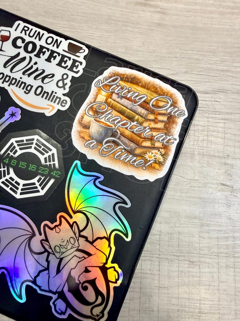 Living One Chapter at A Time! Book Club Lover Reading Gift Vinyl ...