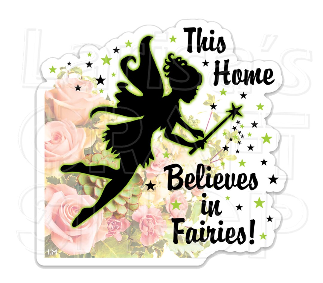 Fairy Dust Window Cling Static Sticker Tinkerbell Pixie Wine Dusting ...
